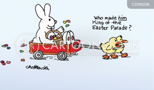 Cartoons | Easter Parade Rabbit | Dick Chodkowski