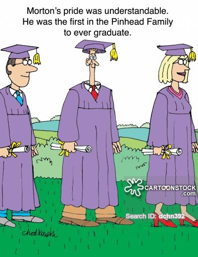 Cartoons | Pinhead Graduates | Dick Chodkowski