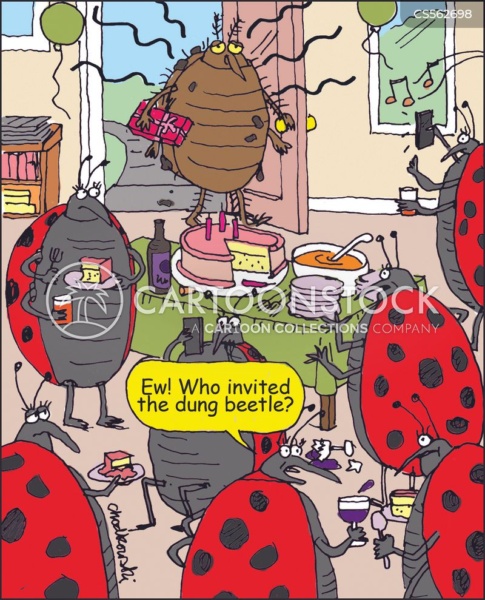 Recognize the Party Crasher? | Art by Dick Chodkowski