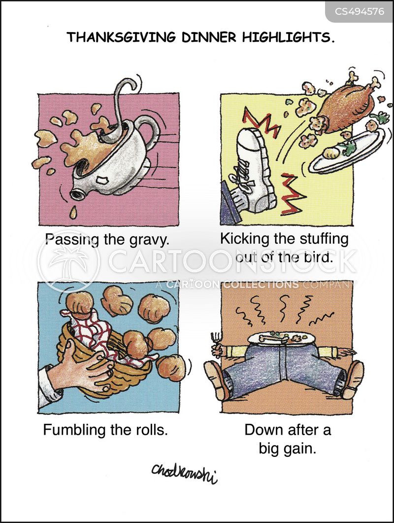 Cartoons | Thanksgiving Dinner Highlights. | Dick Chodkowski